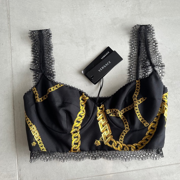 Versace | Tops | Versace Corset Bustier | Poshmark